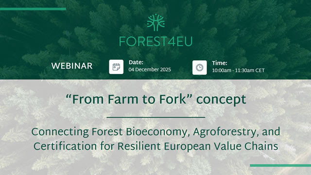 Fwd: Free webinar: “From Farm to Fork” concept – Connecting Forest ...